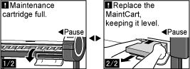 Replacing the Maintenance Cartridge
