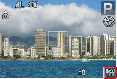 Setting ISO speed using the PowerShot G11.
