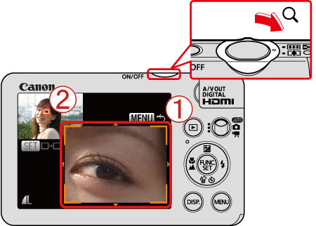 Checking whether the image is in focus (Focus Check Function) using the ...