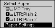 Setting Paper Size and Type.