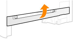 Removing Paper Jams in the Manual Feed Slot (MF8050Cn)