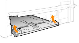Removing Paper Jams in the Manual Feed Slot (MF8050Cn)