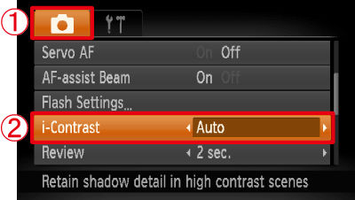 Correcting the brightness of images before shooting and after shooting ...