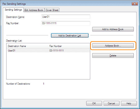 Faxing a Document from a Computer (MF8350Cdn/MF8050Cn)