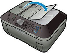 Load documents properly into the MX870 document feeder
