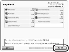 Install the software for USB connection (MX870)