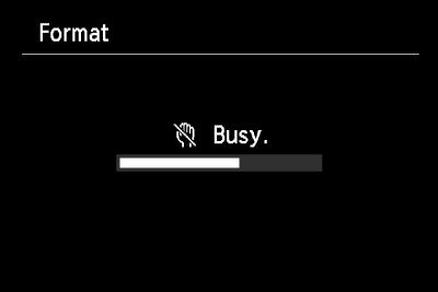 Formatting (initializing) memory cards using the PowerShot A3100 IS.