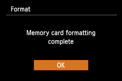 Formatting (initializing) memory cards using the PowerShot A3000 IS.