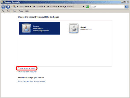 Setting Shared Folder (Windows Server 2008) (MF9200 Series)