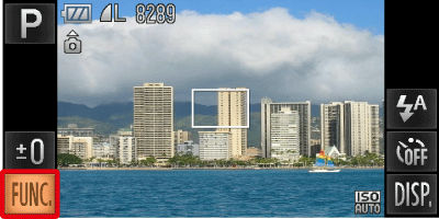Changing the recording pixels and compression ratio of an image taken ...