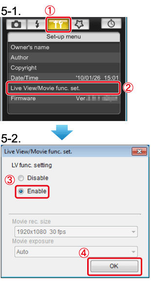 Using the Remote Live View Function in EOS Utility to Shoot Still ...