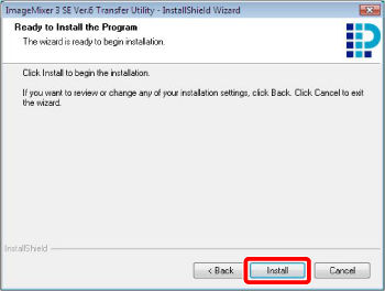 Procedure for installing PIXELA ImageMixer 3 SE Ver.6