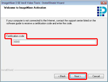 Procedure for installing PIXELA ImageMixer 3 SE Ver.6