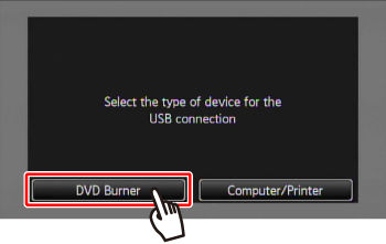 Creating DVDs (high-definition or standard-definition) using the DW-100 ...