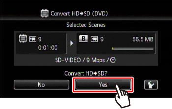 Creating DVDs (high-definition or standard-definition) using the DW-100 ...