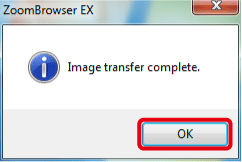 Transferring Images from a Computer to a Memory Card Using a Memory Card Reader (ZoomBrowser EX 6.x)