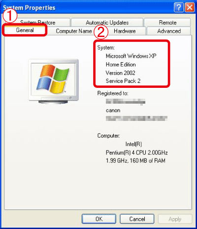 Procedure for checking the version of Windows Operating System being used.