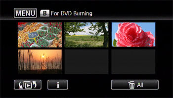 Creating DVDs (high-definition or standard-definition) using the DW-100 ...