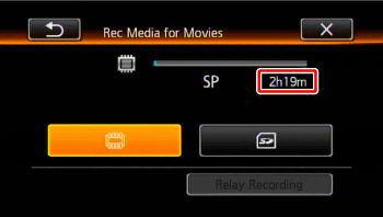 Selecting the Memory for the Recordings with the VIXIA HF M30, HF M31 ...