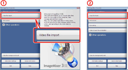 Using Pixela ImageMixer to import videos with the VIXIA HF S20, HF S200, and HF S21
