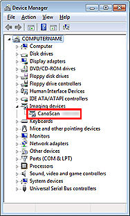Verifying that the Scanner is Detected by the Computer (Windows)