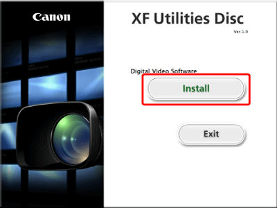 Installing and Uninstalling the Canon XF Utility (Macintosh)