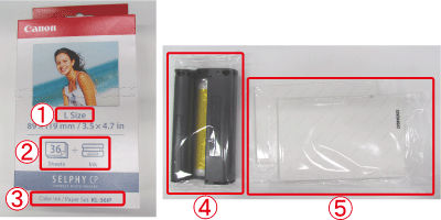 Available Paper Sizes (SELPHY CP800)