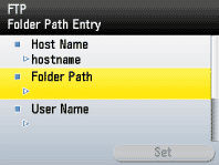 Registering File Server Addresses in One-Touch