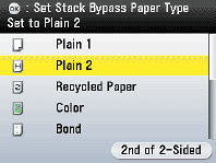 Loading Paper in the Stack Bypass Tray (MF9200 Series)