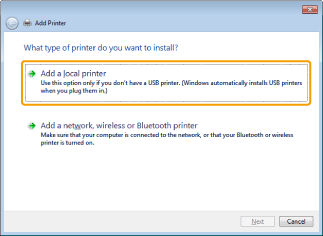 Installing Driver / Software (Network Connection) (MF4570)