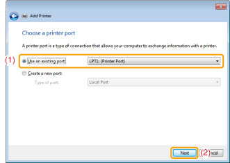 Installing Driver / Software (Network Connection) (MF4570)