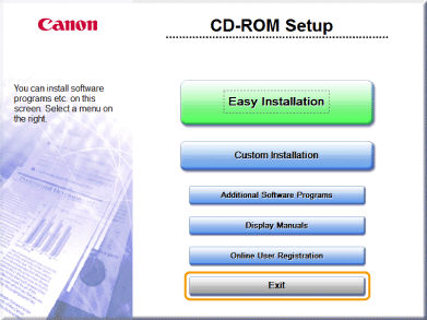 Installing Driver / Software (Network Connection) (MF4570)