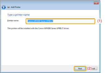 Installing Driver / Software (Network Connection) (MF4570)