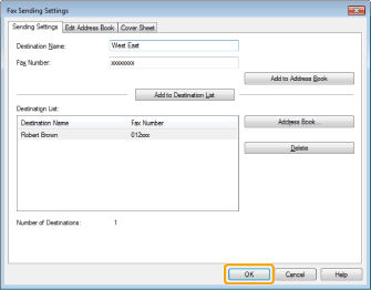 Faxing Documents from Computers (MF4450/MF4570)