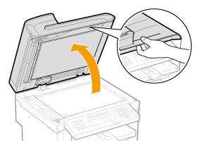 Clean the feeder roller, and the scanning area (D550/MF4450/MF4570)