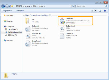 Uninstalling Software (MF4570)