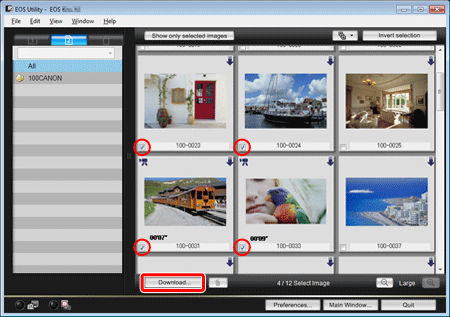 How to use EOS Utility Ver.2.10 to download still images or movies from ...