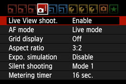 How to shoot stills and movies using Live View on the EOS 60D.