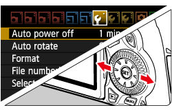 How to format the memory card on the EOS 60D.