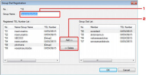Using Speed Dial Utility - MX432 / MX439