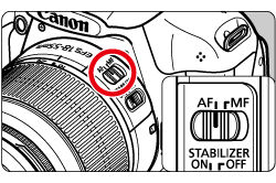 Troubleshooting steps to follow when AF (Autofocus) does not work on the EOS REBEL T3/T3i.