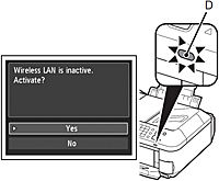 Setup the MX420 for use over a Wireless LAN - WPS (WiFi protected setup ...