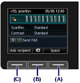Basic Fax sending procedure - MX882