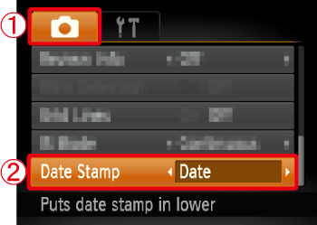 Inserting the Date into Images (Date Stamp)