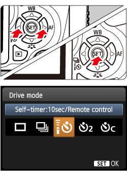 Using the Self-timer on the EOS REBEL T3i.