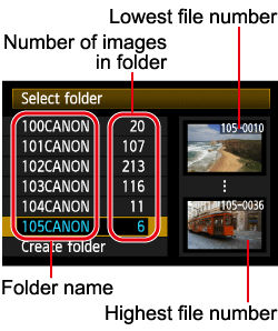 How to manage images in a camera (Creating a Folder / Numbering a File ...