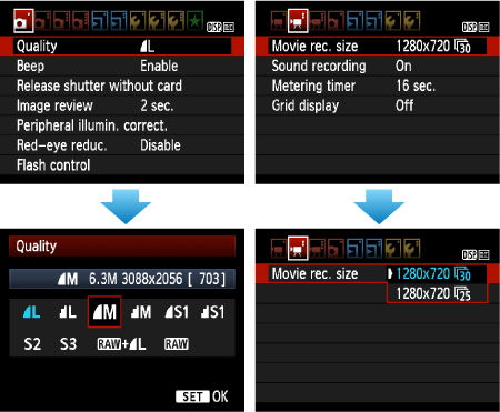 How to change the AF Mode on the EOS Rebel T3/T3i in Live View Mode.