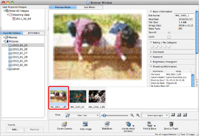 Using GPS Information (Map Utility 1.0 / Mac OS X)