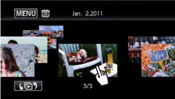 Playing back scenes with the VIXIA HF S30