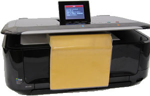 When you copy large documents, hold them with your hand(s) while ...